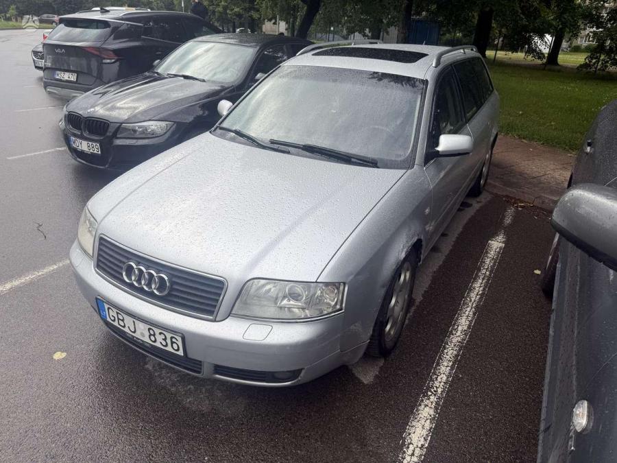 Grey Audi A6 2004 in Vilnius, with an engine capacity of 2.50 L and mileage of 397 thousand km for 750 €, photo 1 on AUTOMOTO.COM.LV