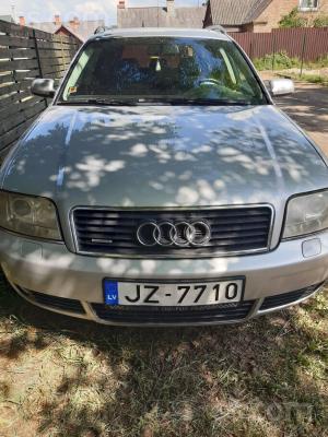 Grey Audi A6 2004 in Daugavpils, with an engine capacity of 2.50 L and mileage of 341 thousand km for 1100 €, photo  on AUTOMOTO.COM.LV