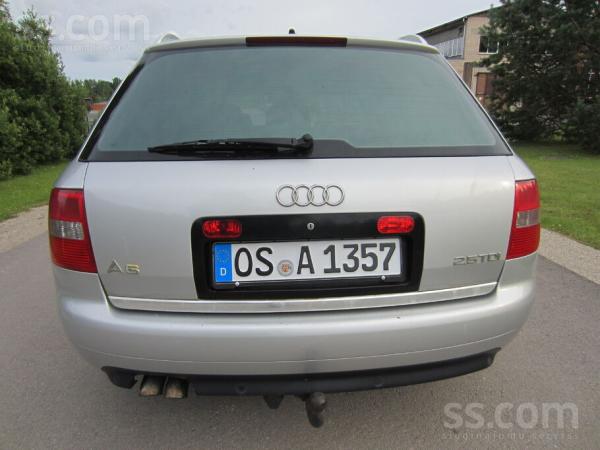 Pelēks Audi A6 2004 Rēzekne, ar dzinēja tilpumu 2.50 L un nobraukumu 138 tūkst. km par 2000 €, foto 3 vietnē AUTOMOTO.COM.LV