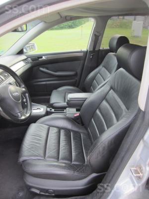 Grey Audi A6 2004 in Rezekne, with an engine capacity of 2.50 L and mileage of 138 thousand km for 2000 €, photo 12 on AUTOMOTO.COM.LV