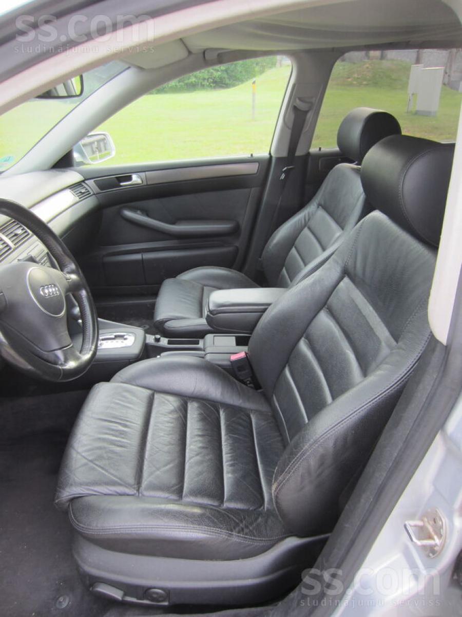 Grey Audi A6 2004 in Rezekne, with an engine capacity of 2.50 L and mileage of 138 thousand km for 2000 €, photo 12 on AUTOMOTO.COM.LV