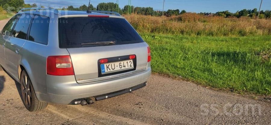 Grey Audi A6 2004 in Daugavpils, with an engine capacity of 2.50 L and mileage of 335 thousand km for 950 €, photo 4 on AUTOMOTO.COM.LV