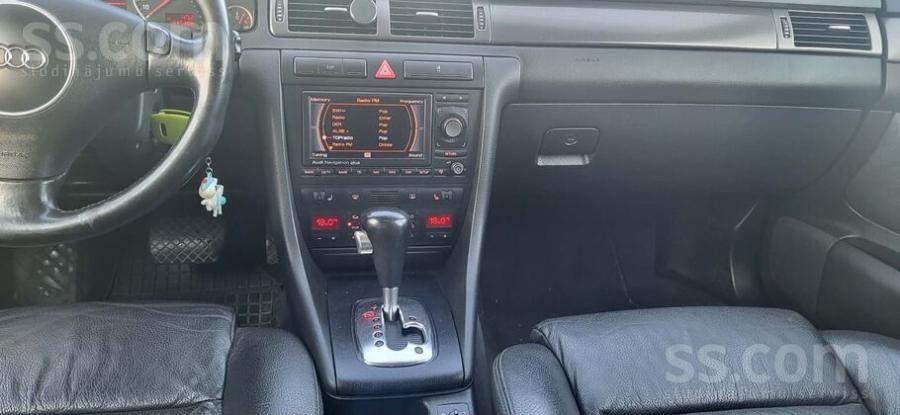 Grey Audi A6 2004 in Daugavpils, with an engine capacity of 2.50 L and mileage of 335 thousand km for 950 €, photo 8 on AUTOMOTO.COM.LV