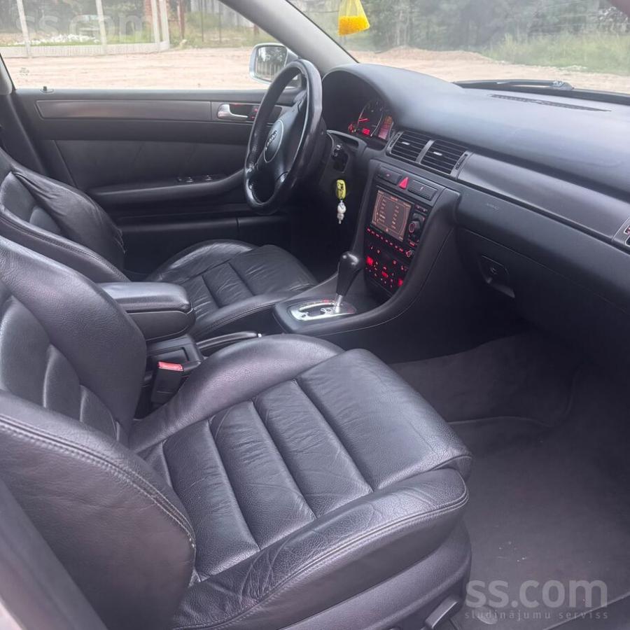 Grey Audi A6 2004 in Daugavpils, with an engine capacity of 2.40 L and mileage of 335 thousand km for 1350 €, photo 5 on AUTOMOTO.COM.LV