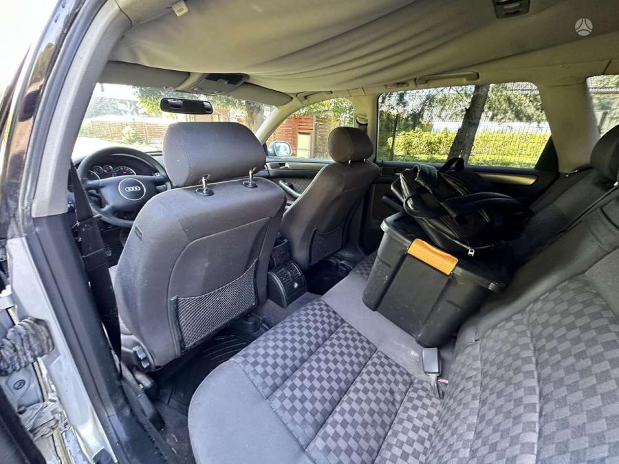 Grey Audi A6 2004 in Vilnius, with an engine capacity of 1.90 L and mileage of 280 thousand km for 999 €, photo 9 on AUTOMOTO.COM.LV