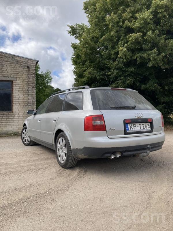Grey Audi A6 2004 in Liepaja, with an engine capacity of 2.50 L and mileage of 502 thousand km for 1480 €, photo 4 on AUTOMOTO.COM.LV