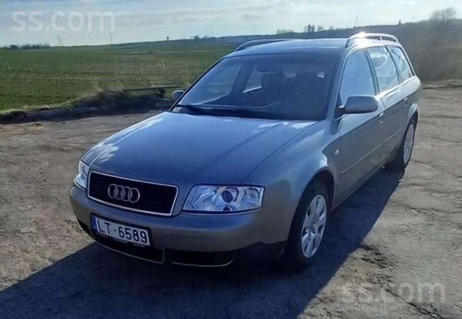 Серый Ауди А6 2004 в Тукумс, объемом двигателя 1.90 л и пробегом 361 тыс. км за 750 €, фото 1 на AUTOMOTO.COM.LV