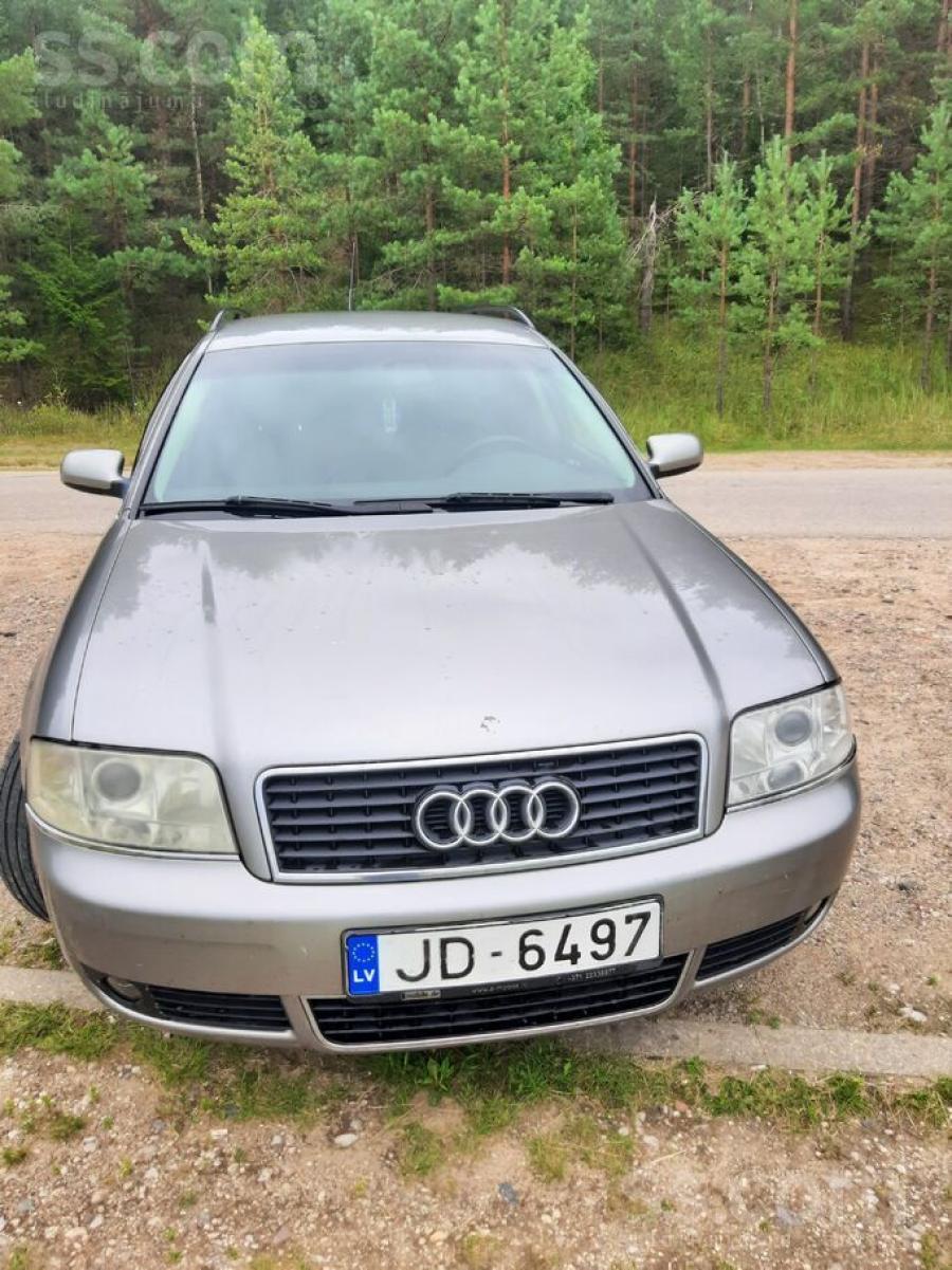 Pelēks Audi A6 2004 Madona, ar dzinēja tilpumu 2.50 L un nobraukumu 290 tūkst. km par 1450 €, foto 1 vietnē AUTOMOTO.COM.LV