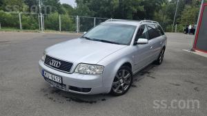 Grey Audi A6 2004 in Daugavpils, with an engine capacity of 2.50 L and mileage of 333 thousand km for 1300 €, photo 5 on AUTOMOTO.COM.LV