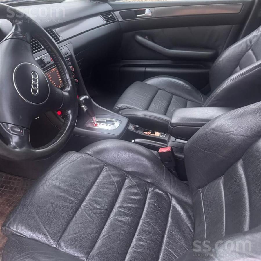 Grey Audi A6 2004 in Daugavpils, with an engine capacity of 2.50 L and mileage of 333 thousand km for 1300 €, photo 12 on AUTOMOTO.COM.LV