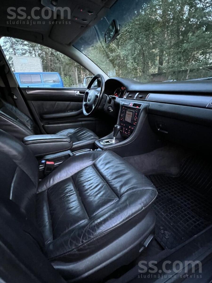 Grey Audi A6 2004 in Riga, with an engine capacity of 2.50 L and mileage of 353 thousand km for 1600 €, photo 10 on AUTOMOTO.COM.LV