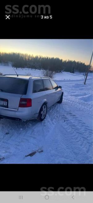 Grey Audi A6 2004 in Rezekne, with an engine capacity of 1.90 L and mileage of 382 thousand km for 1450 €, photo 3 on AUTOMOTO.COM.LV