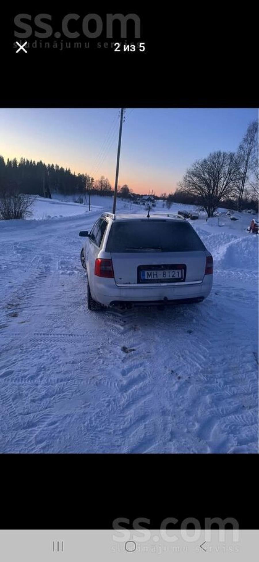 Grey Audi A6 2004 in Rezekne, with an engine capacity of 1.90 L and mileage of 382 thousand km for 1450 €, photo 4 on AUTOMOTO.COM.LV