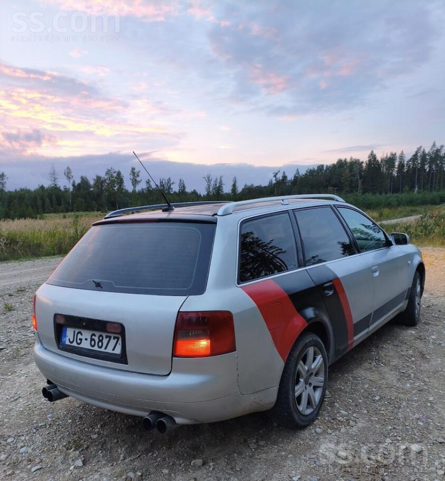 Grey Audi A6 2004 in Tukums, with an engine capacity of 2.50 L and mileage of 525 thousand km for 1700 €, photo 6 on AUTOMOTO.COM.LV
