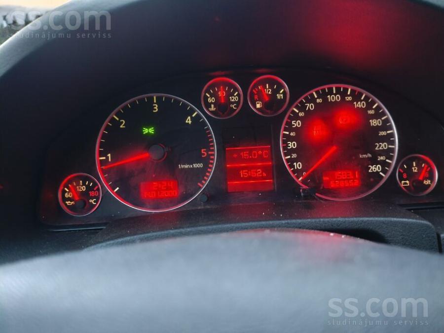 Grey Audi A6 2004 in Tukums, with an engine capacity of 2.50 L and mileage of 525 thousand km for 1700 €, photo 11 on AUTOMOTO.COM.LV
