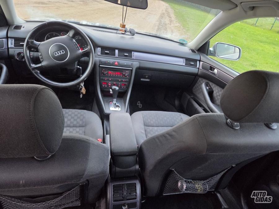 Pelēks Audi A6 2004 Mažeikiai, ar dzinēja tilpumu 2.50 L un nobraukumu 363 tūkst. km par 1550 €, foto 8 vietnē AUTOMOTO.COM.LV