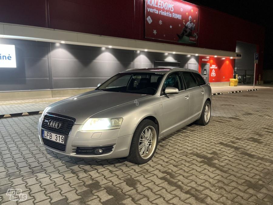Grey Audi A6 2005 in Klaipeda, with an engine capacity of 2.70 L and mileage of 305 thousand km for 1850 €, photo 1 on AUTOMOTO.COM.LV