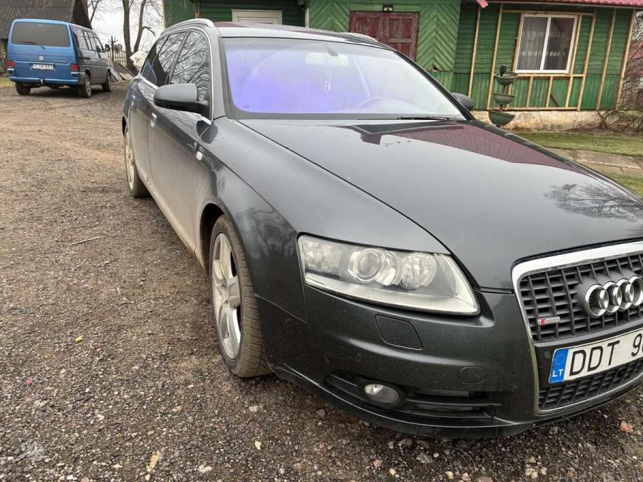 Grey Audi A6 2005 in Salcininkai, with an engine capacity of 2.97 L and mileage of 379 thousand km for 3500 €, photo 1 on AUTOMOTO.COM.LV