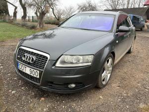 Grey Audi A6 2005 in Salcininkai, with an engine capacity of 2.97 L and mileage of 379 thousand km for 3500 €, photo 2 on AUTOMOTO.COM.LV