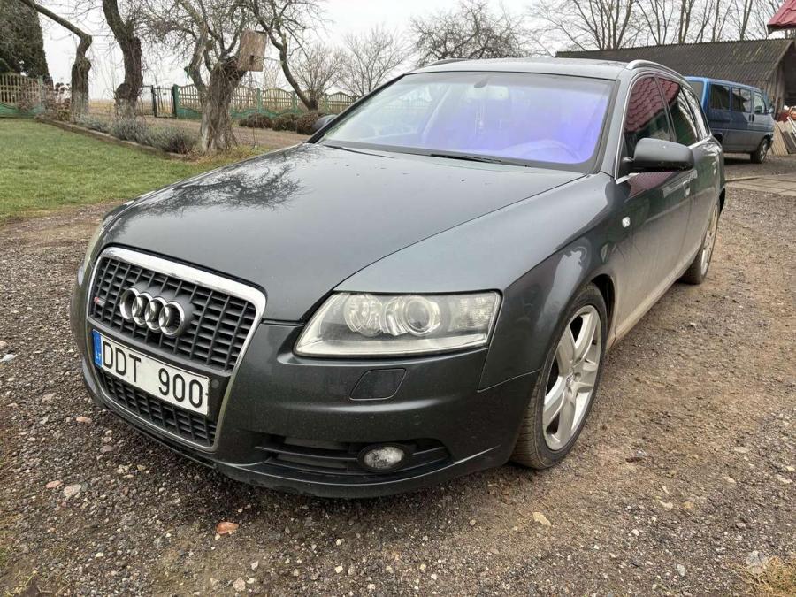 Grey Audi A6 2005 in Salcininkai, with an engine capacity of 2.97 L and mileage of 379 thousand km for 3500 €, photo 2 on AUTOMOTO.COM.LV