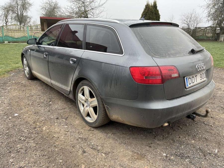 Grey Audi A6 2005 in Salcininkai, with an engine capacity of 2.97 L and mileage of 379 thousand km for 3500 €, photo 5 on AUTOMOTO.COM.LV