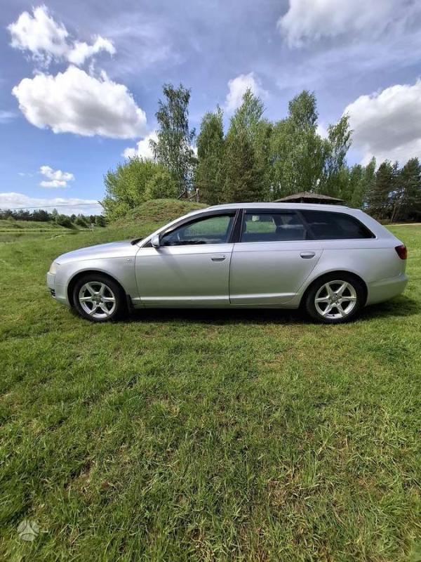 Grey Audi A6 2005 in Sirvintos, with an engine capacity of 1.98 L and mileage of 242 thousand km for 1450 €, photo 1 on AUTOMOTO.COM.LV