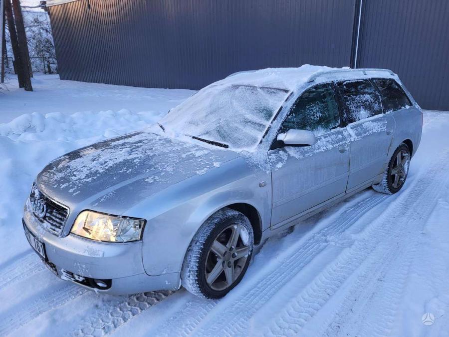 Grey Audi A6 2005 in Varena, with an engine capacity of 1.90 L and mileage of 4207 thousand km for 2500 €, photo 4 on AUTOMOTO.COM.LV