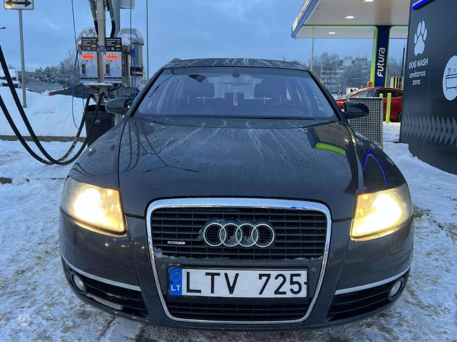 Grey Audi A6 2005 in Vilnius, with an engine capacity of 2.97 L and mileage of 300 thousand km for 2750 €, photo 3 on AUTOMOTO.COM.LV
