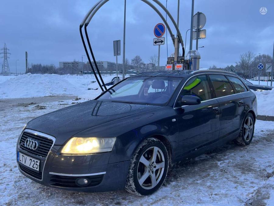 Grey Audi A6 2005 in Vilnius, with an engine capacity of 2.97 L and mileage of 300 thousand km for 2750 €, photo 5 on AUTOMOTO.COM.LV