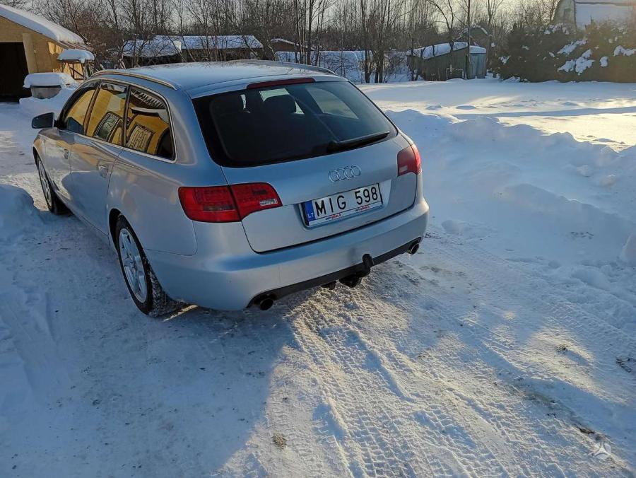 Grey Audi A6 2005 in Klaipeda, with an engine capacity of 1.98 L and mileage of 244 thousand km for 1900 €, photo 3 on AUTOMOTO.COM.LV