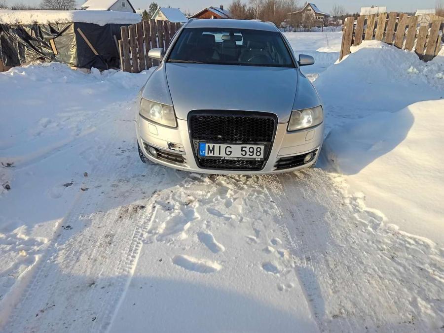 Grey Audi A6 2005 in Klaipeda, with an engine capacity of 1.98 L and mileage of 244 thousand km for 1900 €, photo 5 on AUTOMOTO.COM.LV