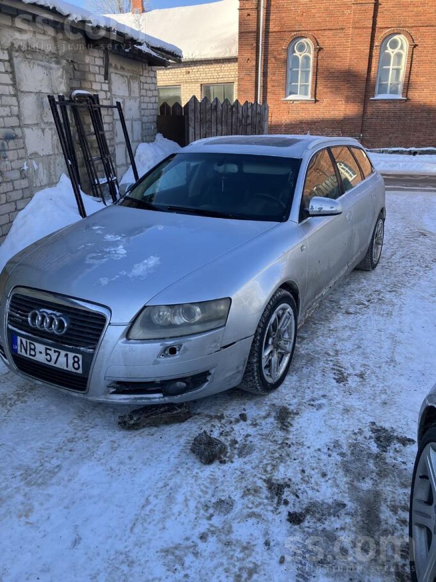 Pelēks Audi A6 2005 Ludza, ar dzinēja tilpumu 3.00 L un nobraukumu 335 tūkst. km par 2250 €, foto 1 vietnē AUTOMOTO.COM.LV