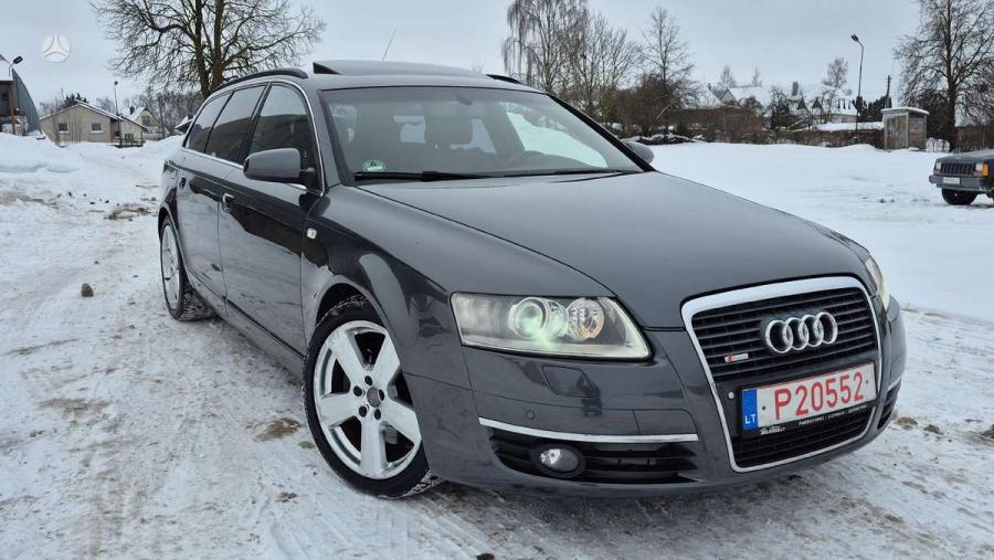 Grey Audi A6 2005 in Utena, with an engine capacity of 2.97 L and mileage of 294 thousand km for 3690 €, photo 1 on AUTOMOTO.COM.LV