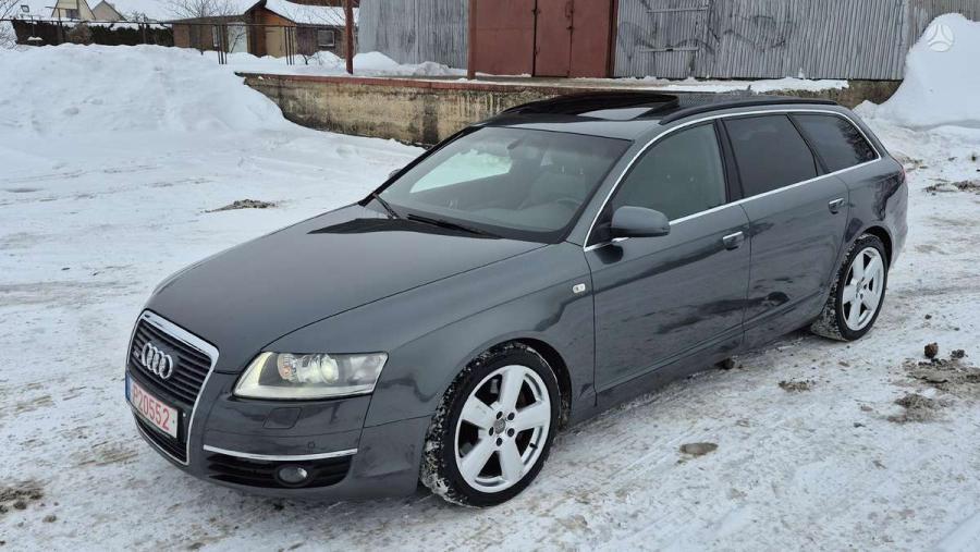 Grey Audi A6 2005 in Utena, with an engine capacity of 2.97 L and mileage of 294 thousand km for 3690 €, photo 8 on AUTOMOTO.COM.LV