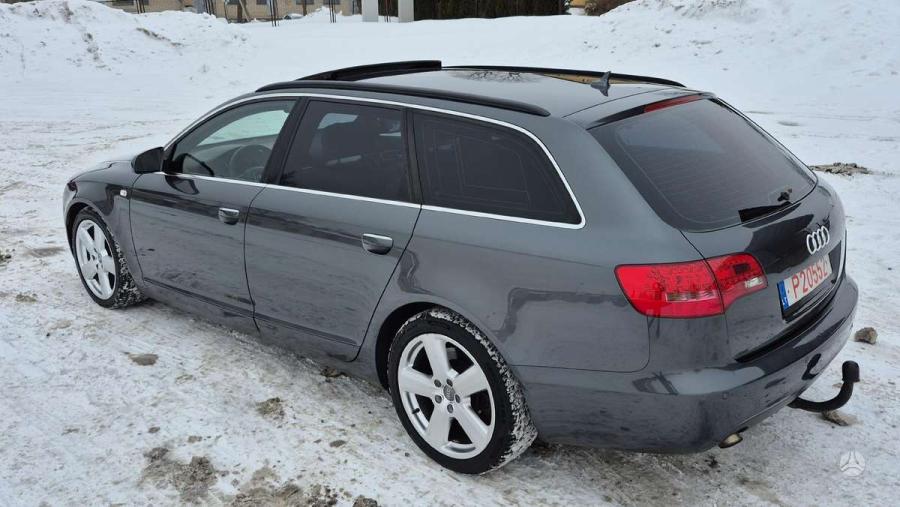 Grey Audi A6 2005 in Utena, with an engine capacity of 2.97 L and mileage of 294 thousand km for 3690 €, photo 9 on AUTOMOTO.COM.LV