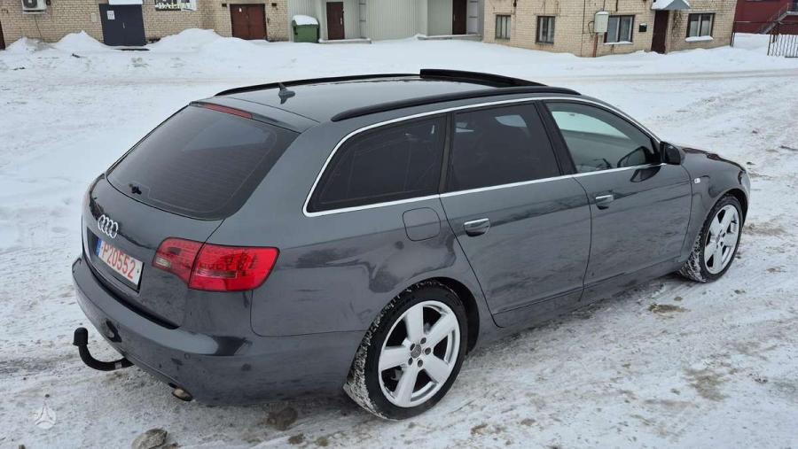 Grey Audi A6 2005 in Utena, with an engine capacity of 2.97 L and mileage of 294 thousand km for 3690 €, photo 12 on AUTOMOTO.COM.LV