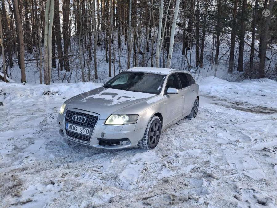 Grey Audi A6 2005 in Vilnius, with an engine capacity of 2.97 L and mileage of 330 thousand km for 1690 €, photo 1 on AUTOMOTO.COM.LV