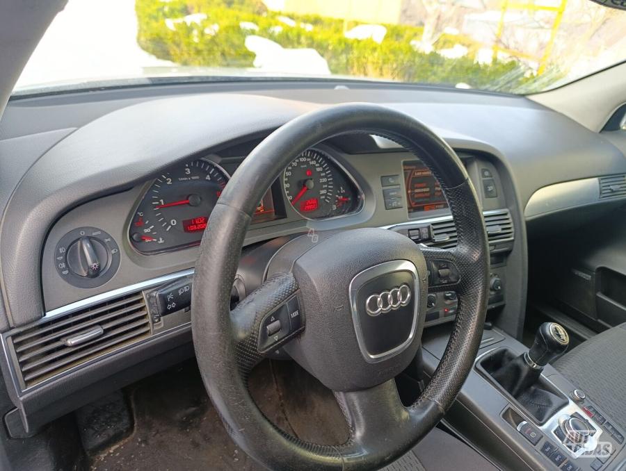 Pelēks Audi A6 2005 Kauņa, ar dzinēja tilpumu 2.70 L un nobraukumu 298 tūkst. km par 1699 €, foto 13 vietnē AUTOMOTO.COM.LV