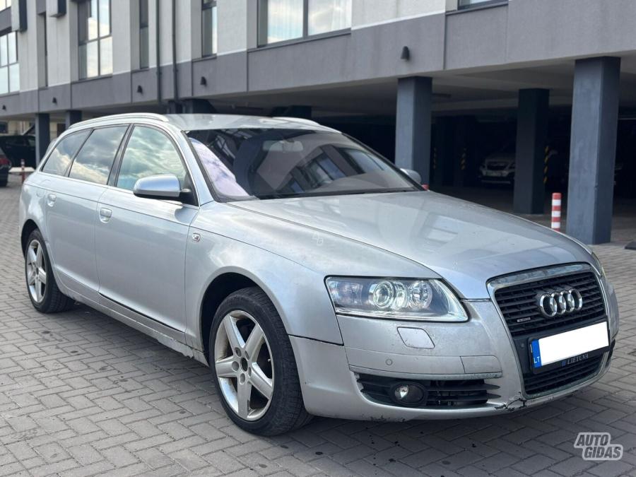 Pelēks Audi A6 2005 Kauņa, ar dzinēja tilpumu 3.00 L un nobraukumu 390 tūkst. km par 1500 €, foto 2 vietnē AUTOMOTO.COM.LV