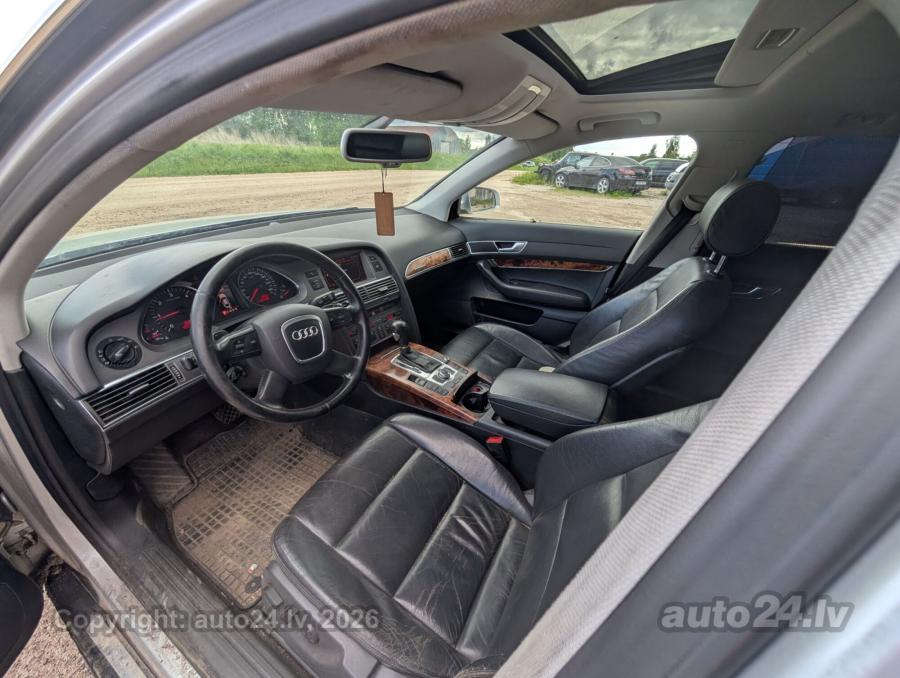 Pelēks Audi A6 2005 Mustvē, ar dzinēja tilpumu 3.00 L un nobraukumu 380 tūkst. km par 1299 €, foto 9 vietnē AUTOMOTO.COM.LV