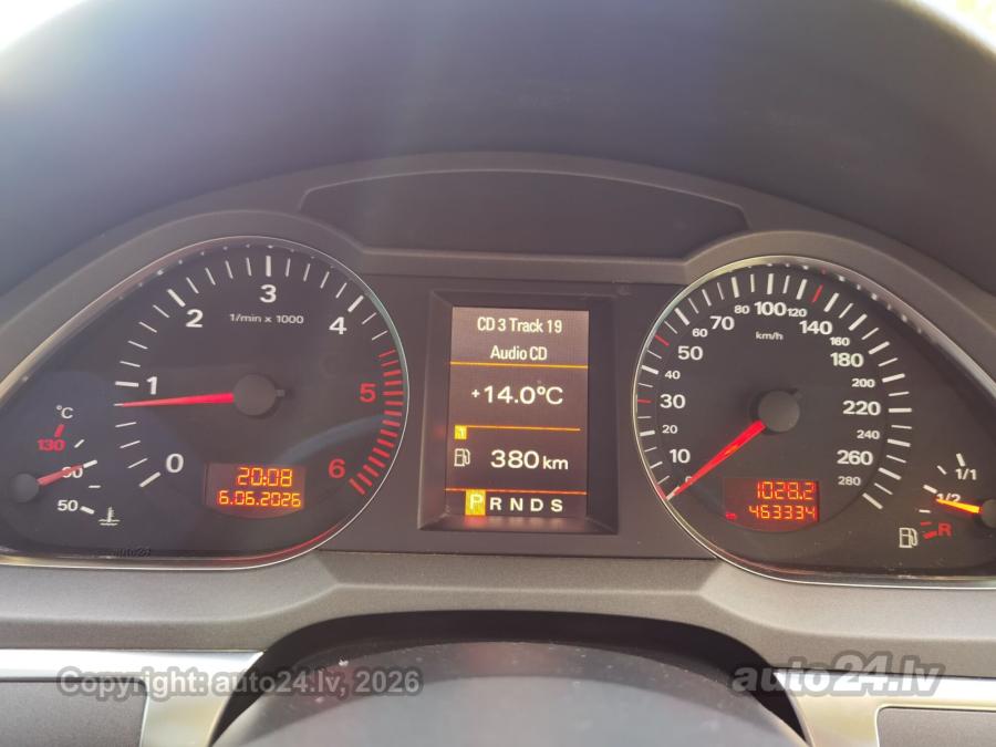 Pelēks Audi A6 2005 Veru, ar dzinēja tilpumu 3.00 L un nobraukumu 464 tūkst. km par 2499 €, foto 12 vietnē AUTOMOTO.COM.LV