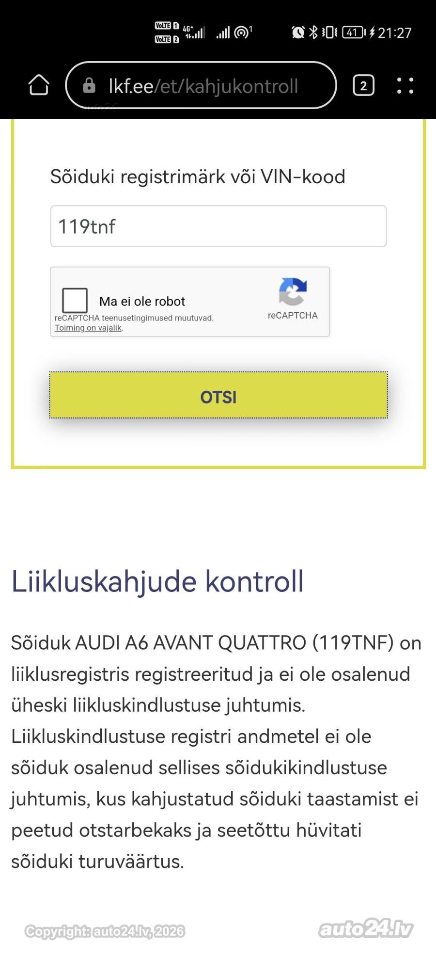Pelēks Audi A6 2005 Veru, ar dzinēja tilpumu 3.00 L un nobraukumu 464 tūkst. km par 2499 €, foto 13 vietnē AUTOMOTO.COM.LV