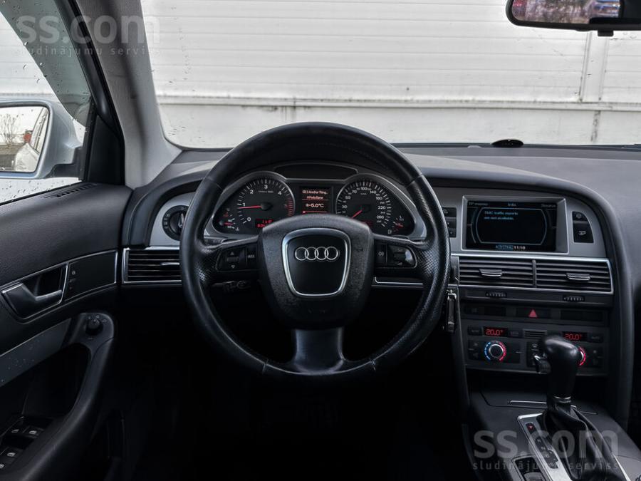 Grey Audi A6 2005 in Riga, with an engine capacity of 3.00 L and mileage of 0 thousand km for 3250 €, photo 17 on AUTOMOTO.COM.LV