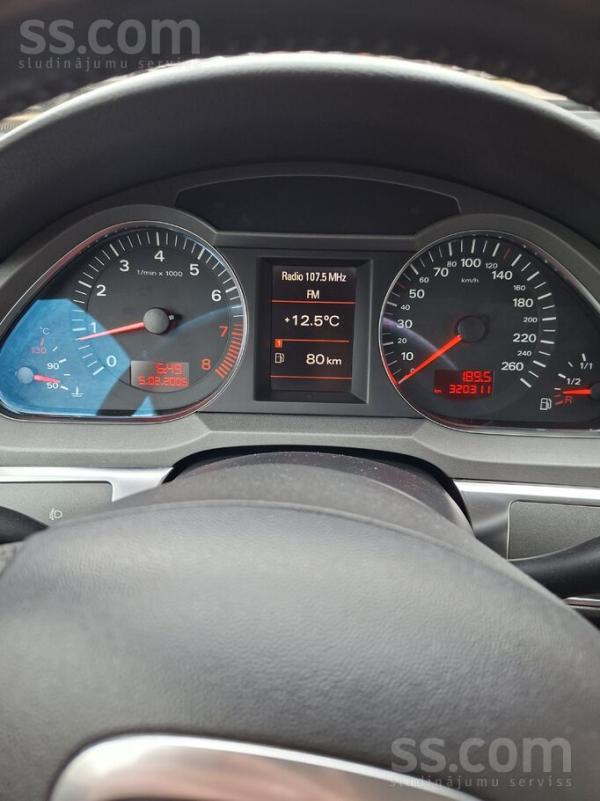 Pelēks Audi A6 2005 Tukums, ar dzinēja tilpumu 2.40 L un nobraukumu 320 tūkst. km par 1780 €, foto 5 vietnē AUTOMOTO.COM.LV
