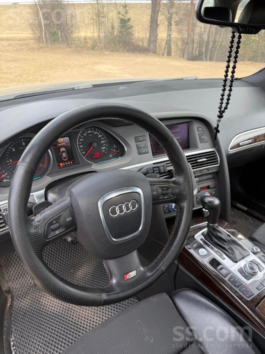 Grey Audi A6 2005 in Riga, with an engine capacity of 3.00 L and mileage of 348 thousand km for 3300 €, photo 6 on AUTOMOTO.COM.LV