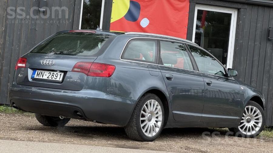 Grey Audi A6 2005 in Riga, with an engine capacity of 3.00 L and mileage of 387 thousand km for 2990 €, photo 4 on AUTOMOTO.COM.LV