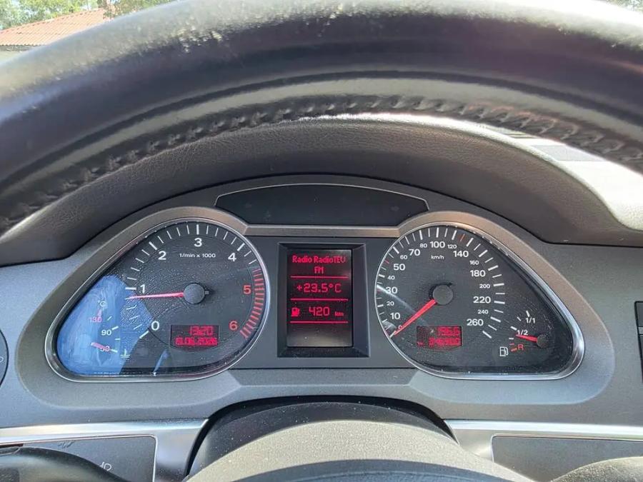 Серый Ауди А6 2005 в Вентспилс, объемом двигателя 2.70 л и пробегом 347 тыс. км за 1990 €, фото 12 на AUTOMOTO.COM.LV
