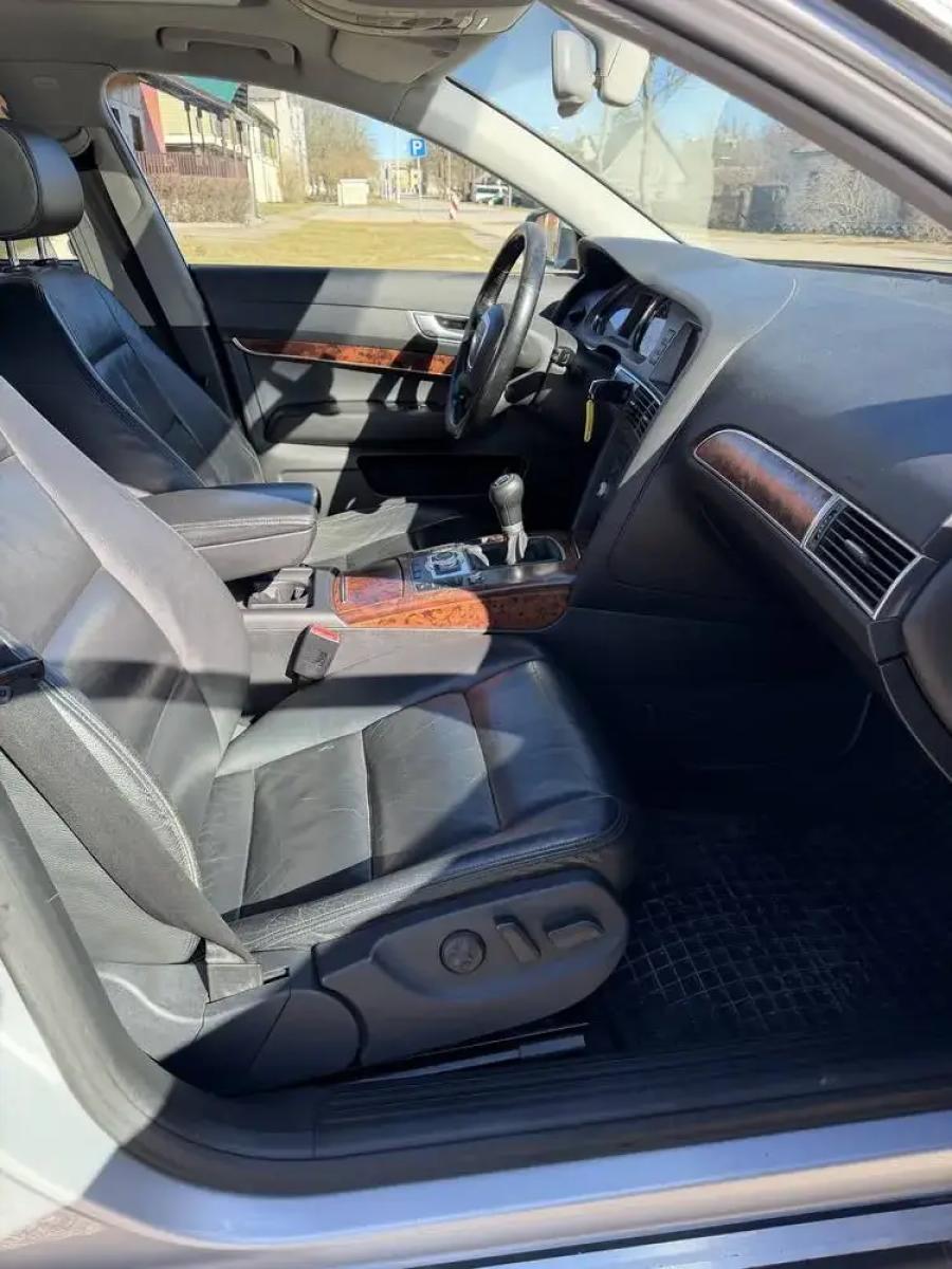 Pelēks Audi A6 2005 Ventspils, ar dzinēja tilpumu 2.70 L un nobraukumu 446 tūkst. km par 2390 €, foto 10 vietnē AUTOMOTO.COM.LV