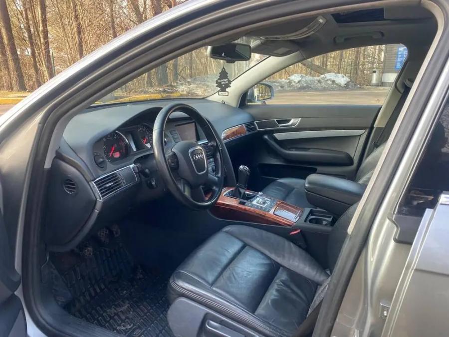Grey Audi A6 2005 in Riga, with an engine capacity of 2.00 L and mileage of 316 thousand km for 3399 €, photo 11 on AUTOMOTO.COM.LV