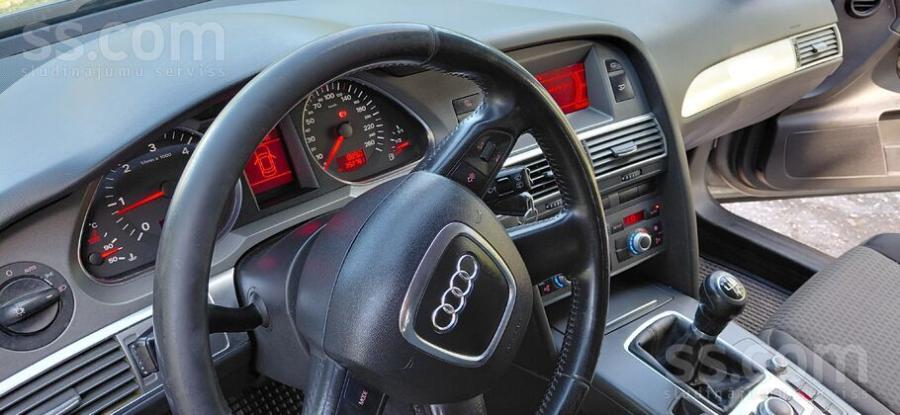 Grey Audi A6 2005 in Rezekne, with an engine capacity of 2.70 L and mileage of 353 thousand km for 2450 €, photo 8 on AUTOMOTO.COM.LV